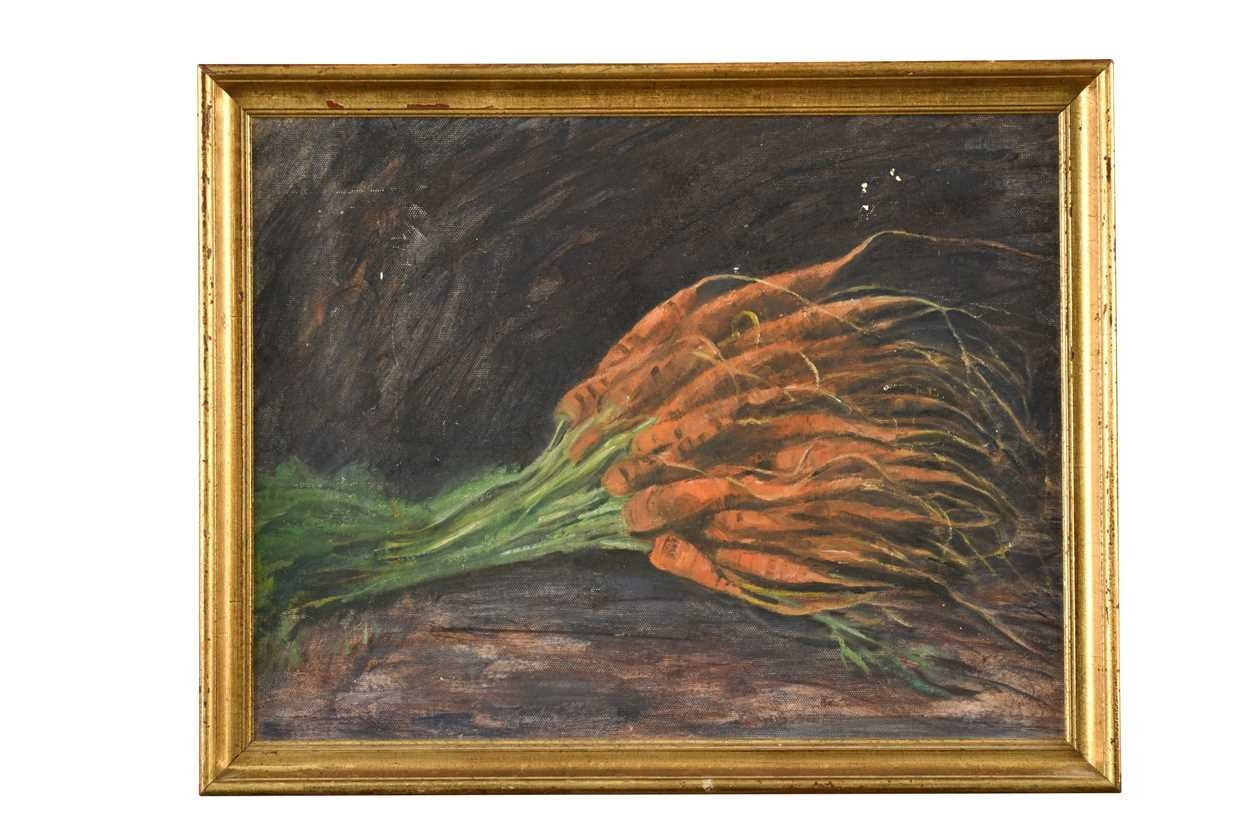 Rhoda Birley | Still life of carrots | MutualArt
