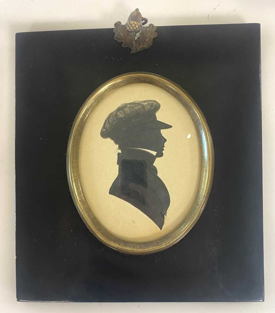 George Atkinson | Pair of oval silhouette portraits | MutualArt