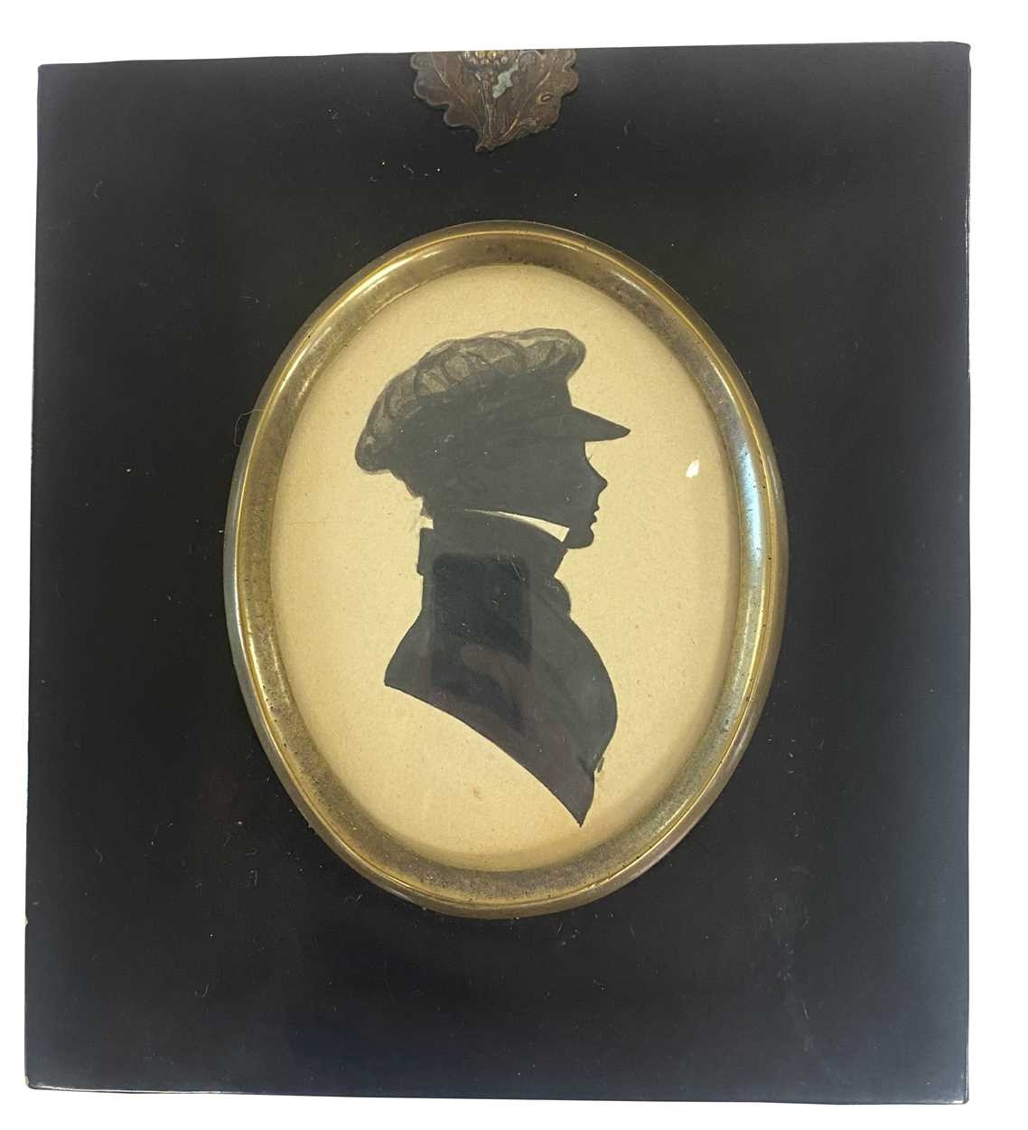 George Atkinson | Pair of oval silhouette portraits | MutualArt