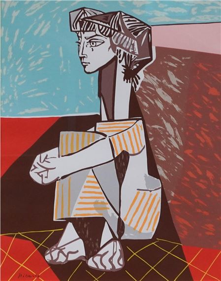 Pablo Picasso | Portrait of Jacqueline Roque | MutualArt