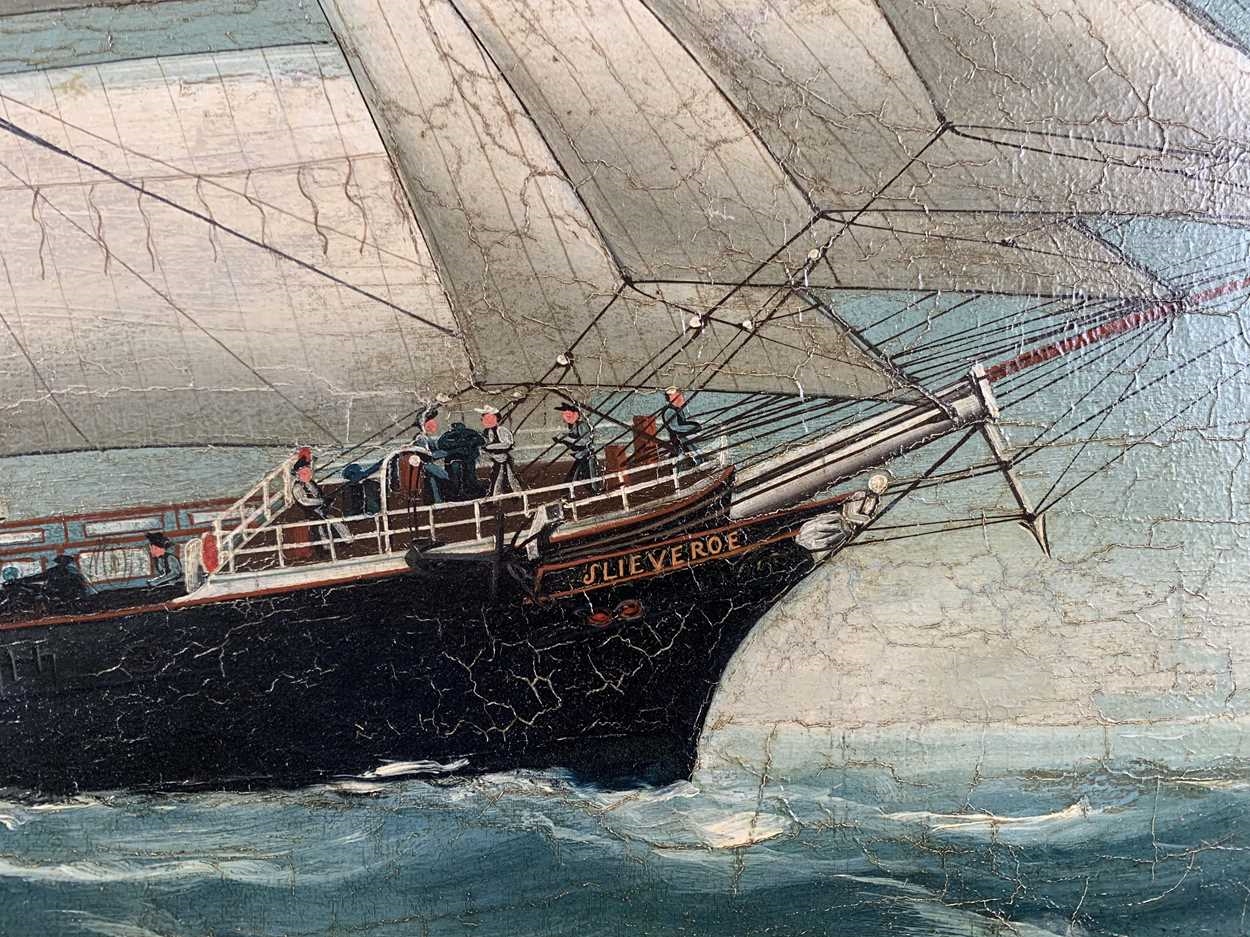 Lai Afong | The jute clipper Slieve Roe at sea (1878) | MutualArt