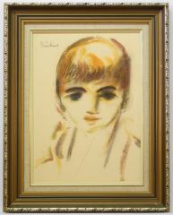 Carl Adolph Büchner | Portrait of a Young Boy | MutualArt