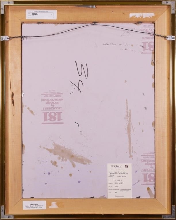 Grant Leier | HAPPY DREAM GATE KEEPER WITH GIANT PEKING GOOSE; (1982 ...