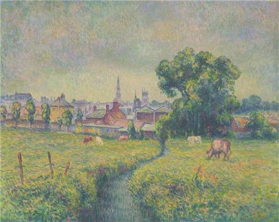 Frank Milton Armington | DORCHESTER MEADOW (1927) | MutualArt