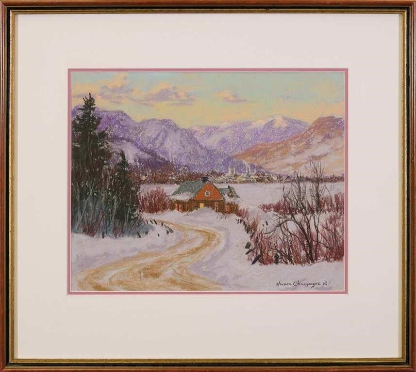 Horace Champagne | DISTANT DREAMS (BAIE ST-PAUL, QUEBEC) (1989) | MutualArt