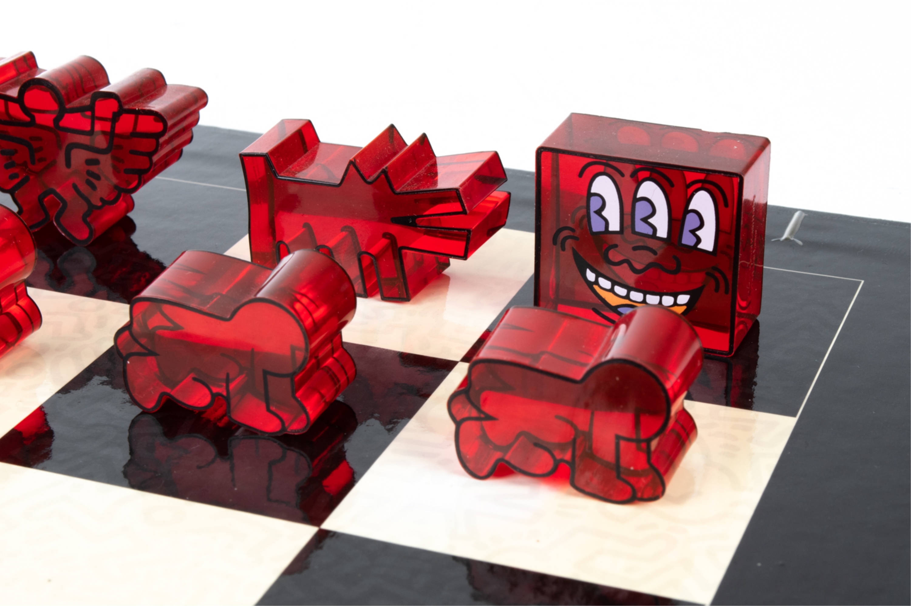 Keith Haring | VINTAGE KEITH HARING RESIN CHESS SET | MutualArt