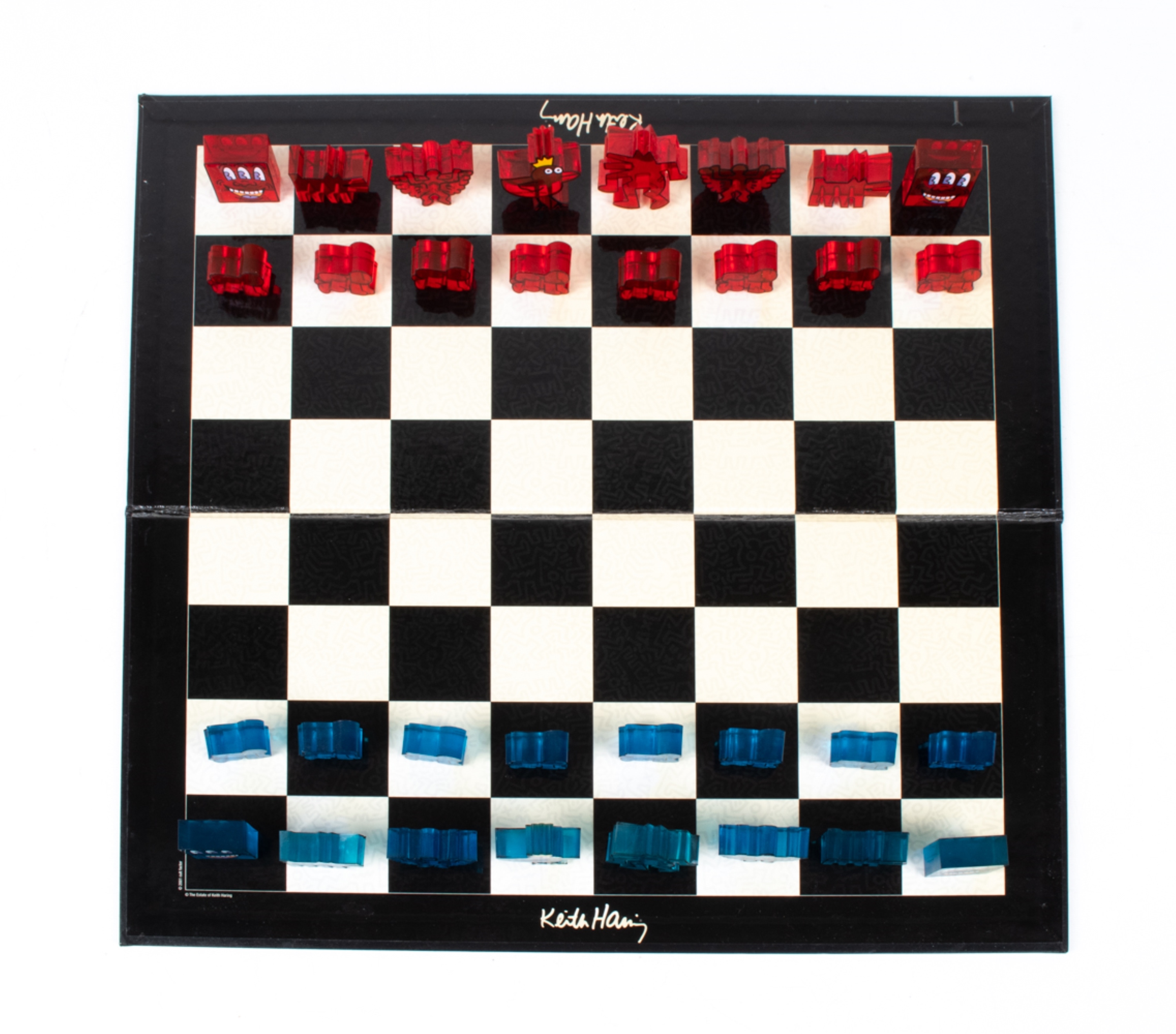 Keith Haring | VINTAGE KEITH HARING RESIN CHESS SET | MutualArt