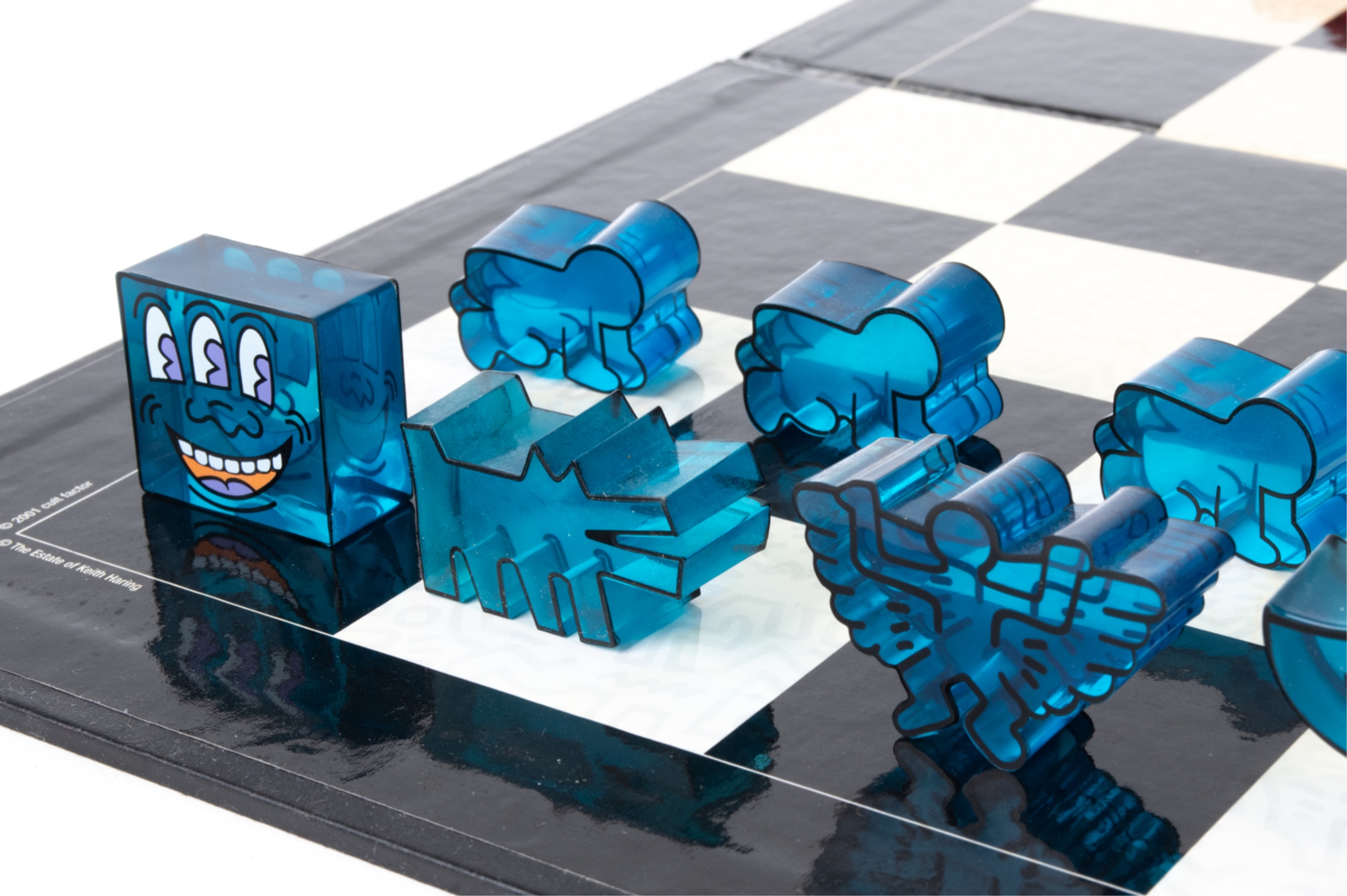 Keith Haring | VINTAGE KEITH HARING RESIN CHESS SET | MutualArt