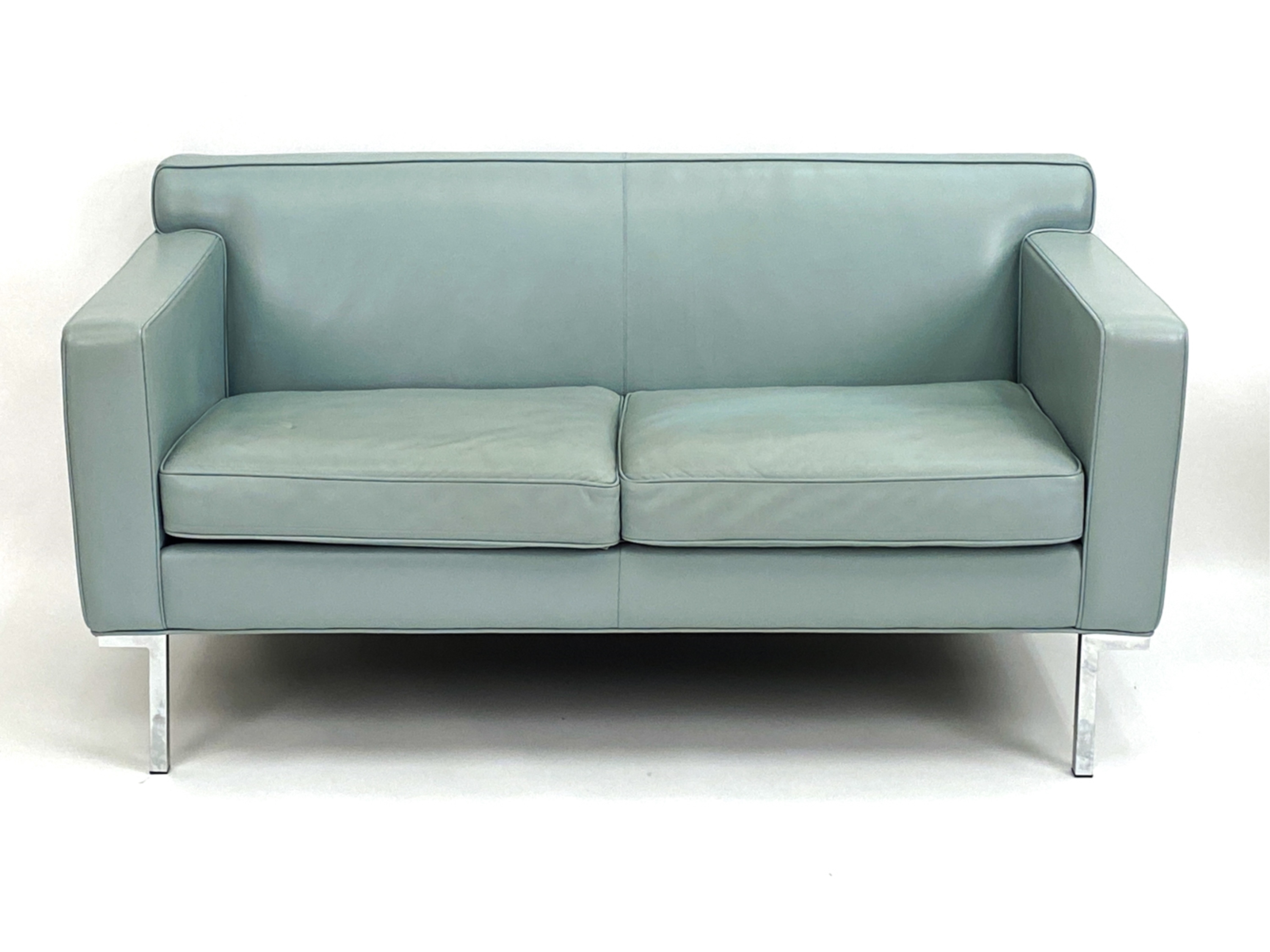 Ted Boerner | TED BOERNER LEATHER DWR THEATRE SOFA | MutualArt