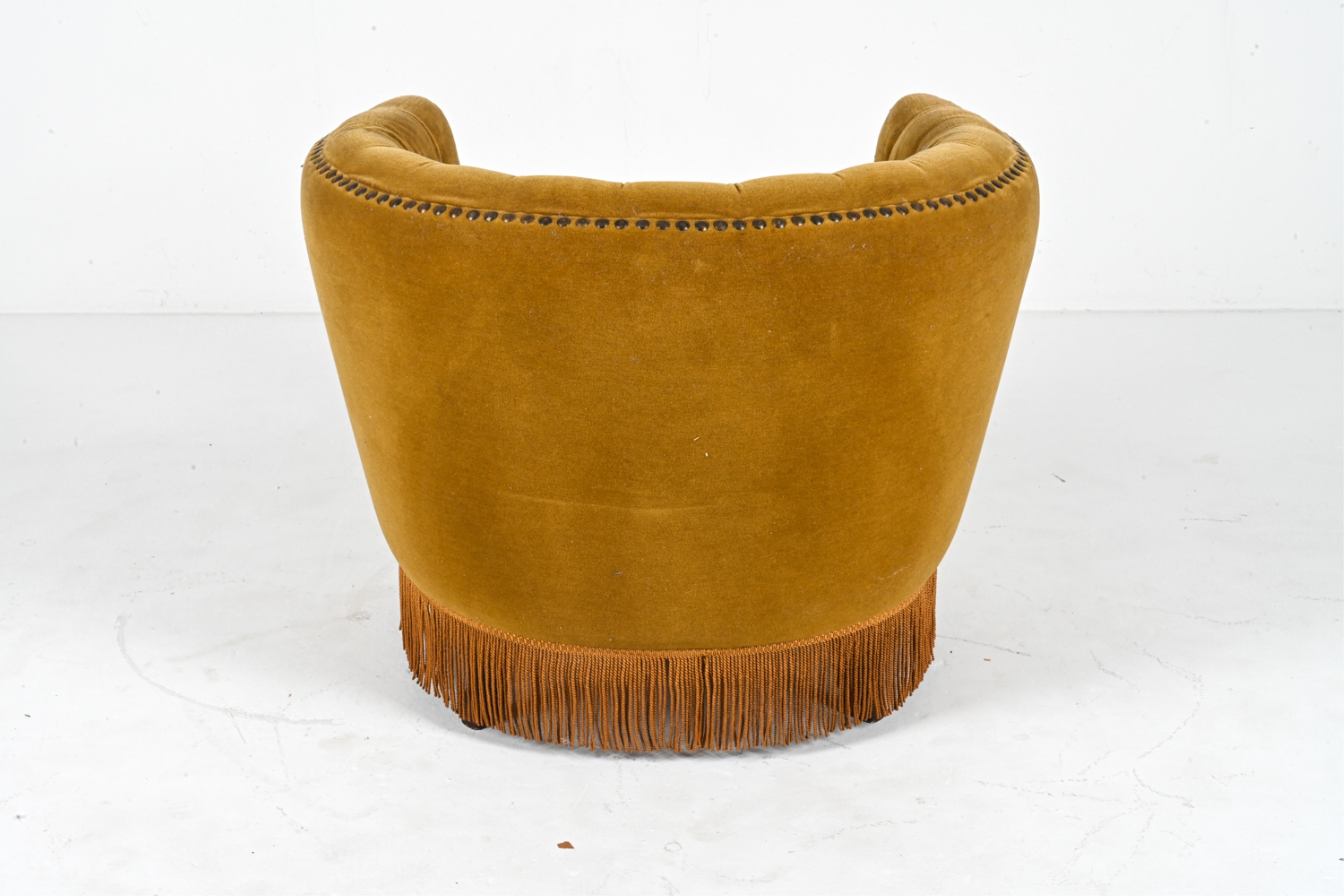 Viggo Boesen | MANNER OF VIGGO BOESEN MOHAIR BARREL-BACK CHAIR (1960s ...