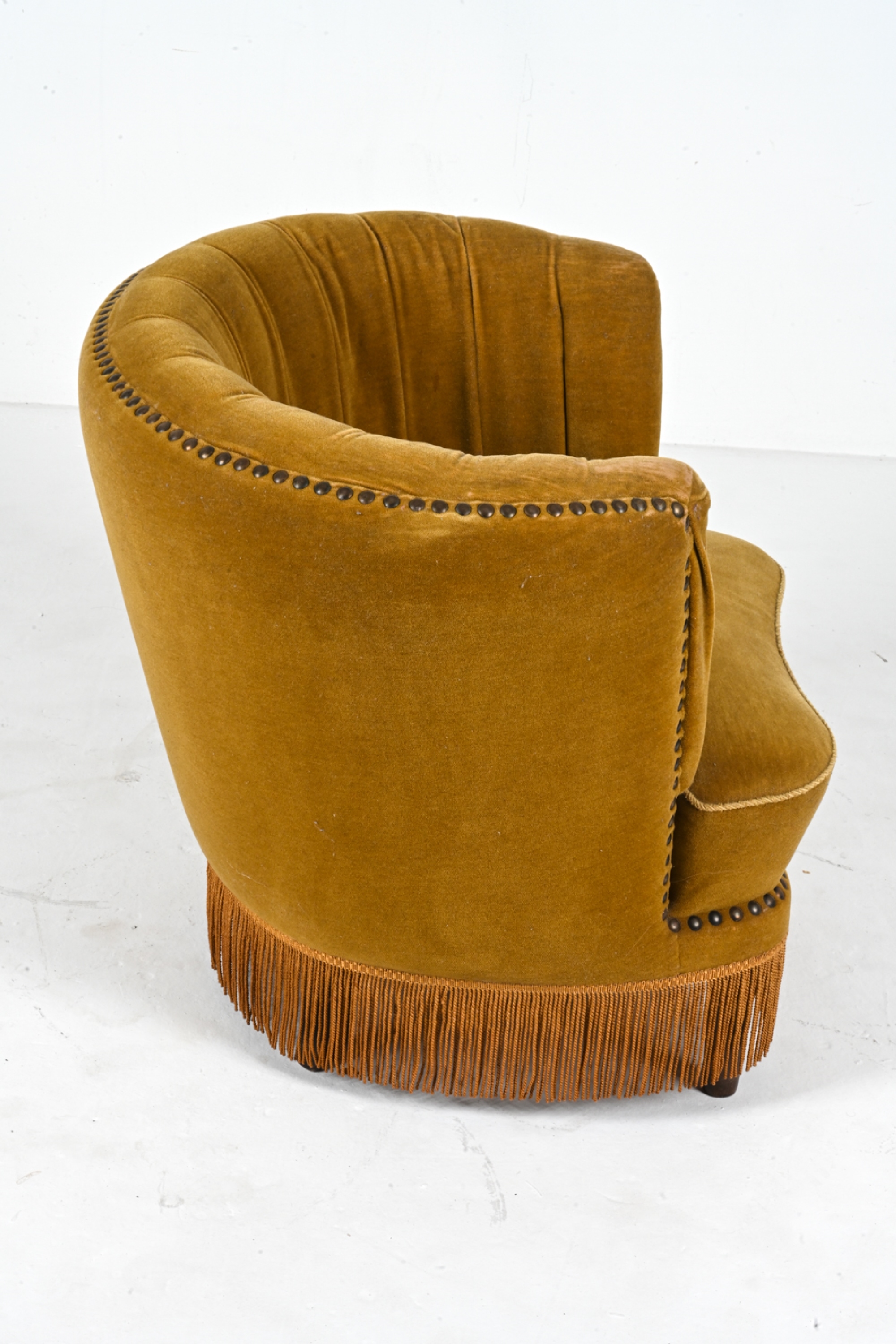 Viggo Boesen | MANNER OF VIGGO BOESEN MOHAIR BARREL-BACK CHAIR (1960s ...