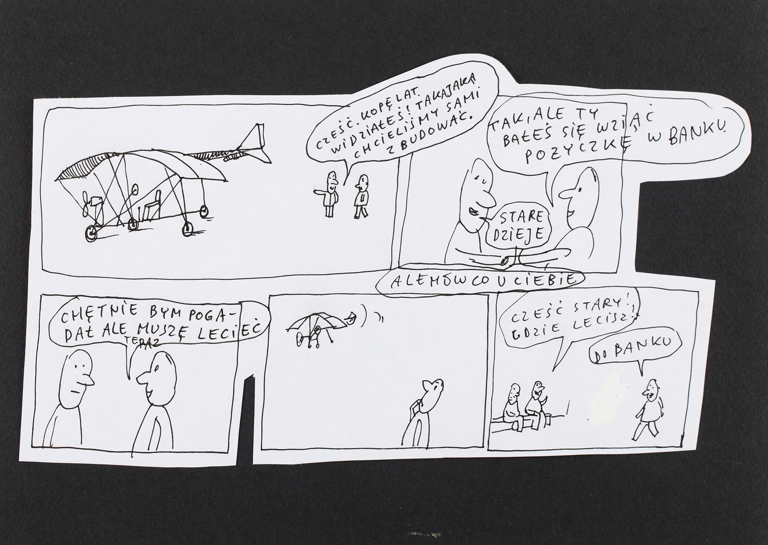 Marek Raczkowski | Satirical comic ink/paper | MutualArt