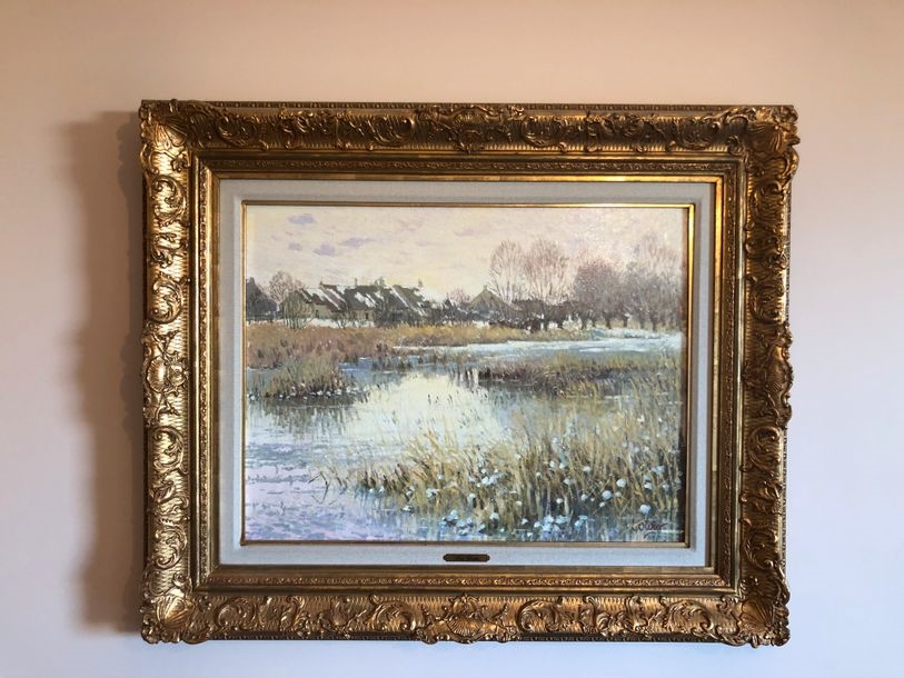 Luc Didier | Country village in winter | MutualArt