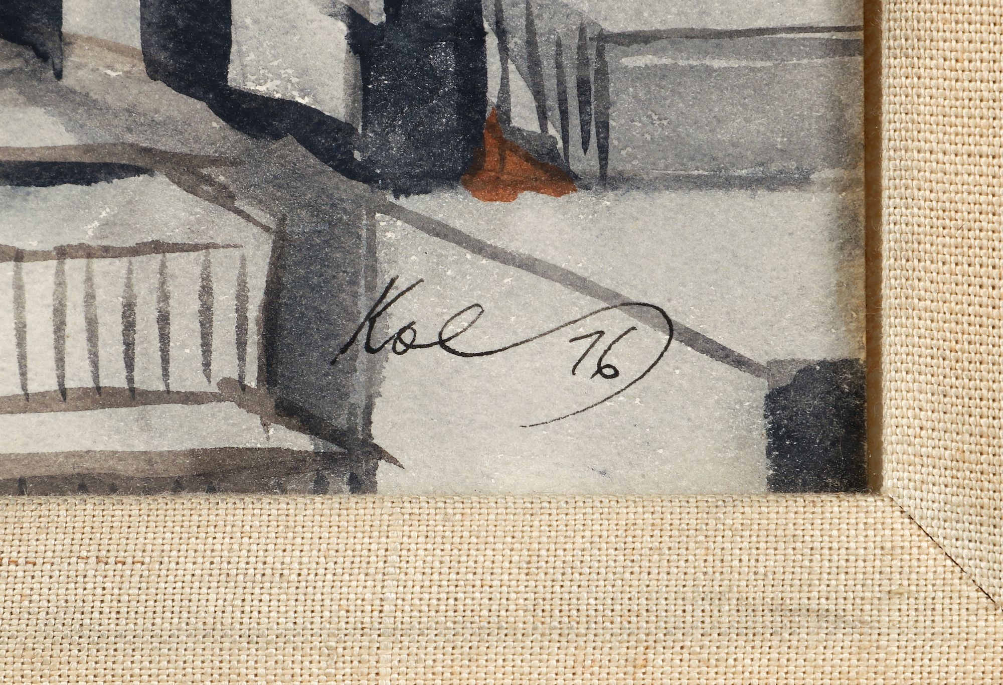 Henry Koerner | New York City Skyline, With the Twin Towers (1976 ...