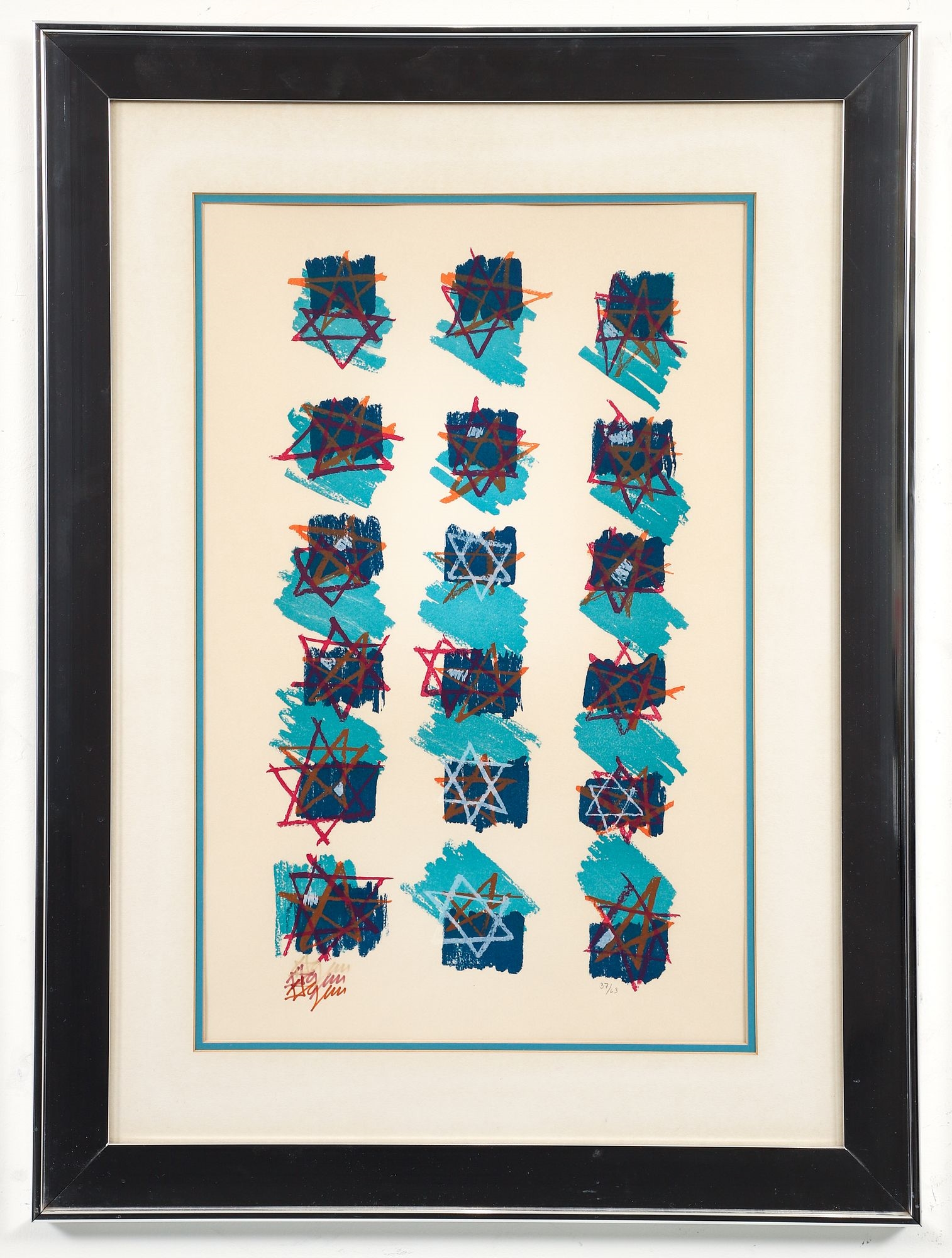 Yaacov Agam | 18 peace Stars | MutualArt