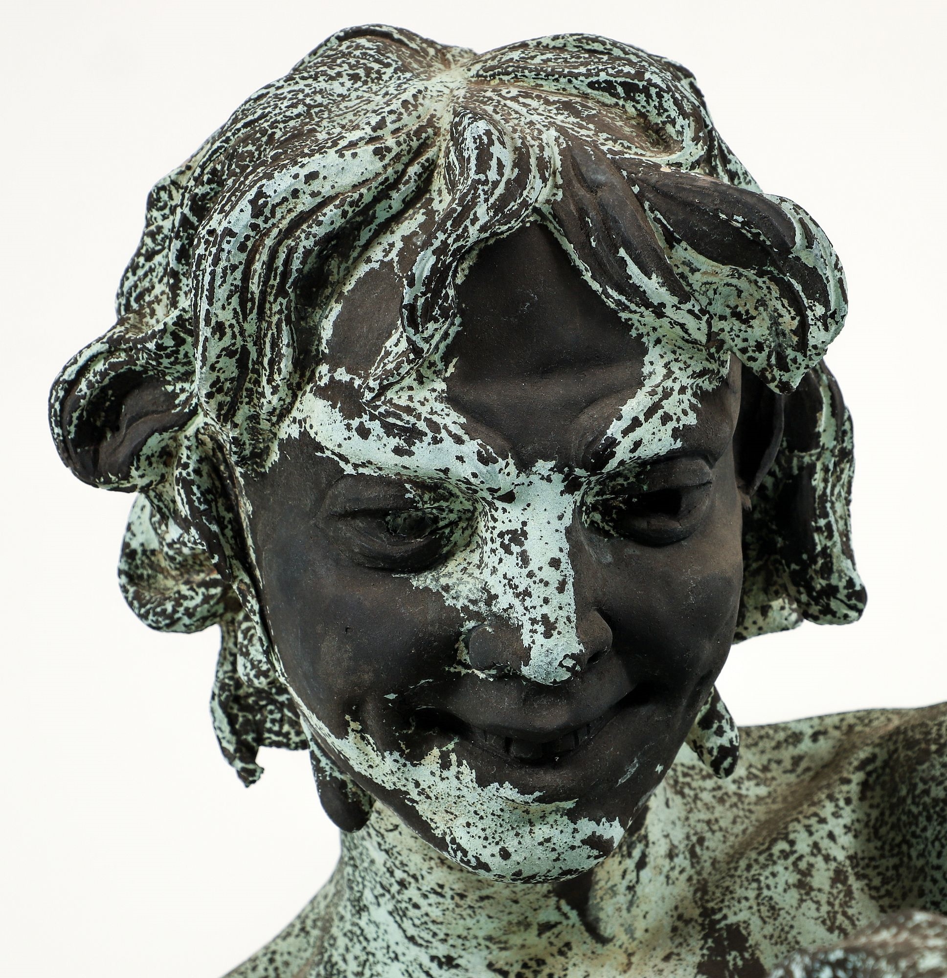 Italian School, 18th Century | Dual-tailed merman fountain | MutualArt