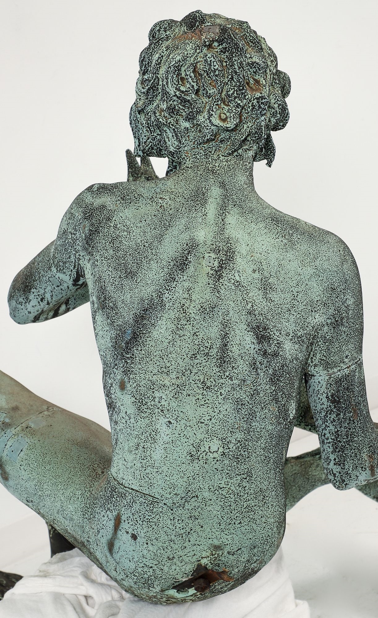 Italian School, 18th Century | Dual-tailed merman fountain | MutualArt