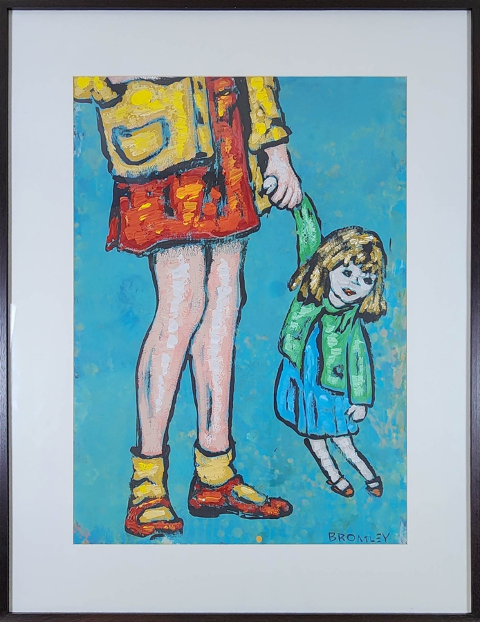 David Bromley | Girl with Doll | MutualArt