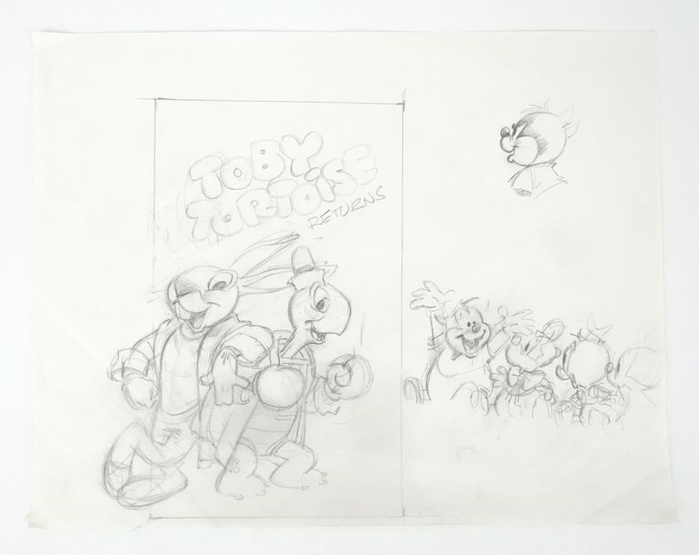 Claude Marin | Cover design for Toby Tortoise magazine | MutualArt