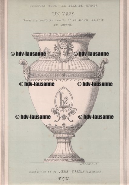 Pierre-Henri Mayeux | Musique - Concours pour le prix de Sèvres 1876 ...