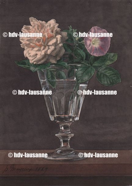 Pierre-Henri Mayeux | Réunion de 3 aquarelles (1869) | MutualArt