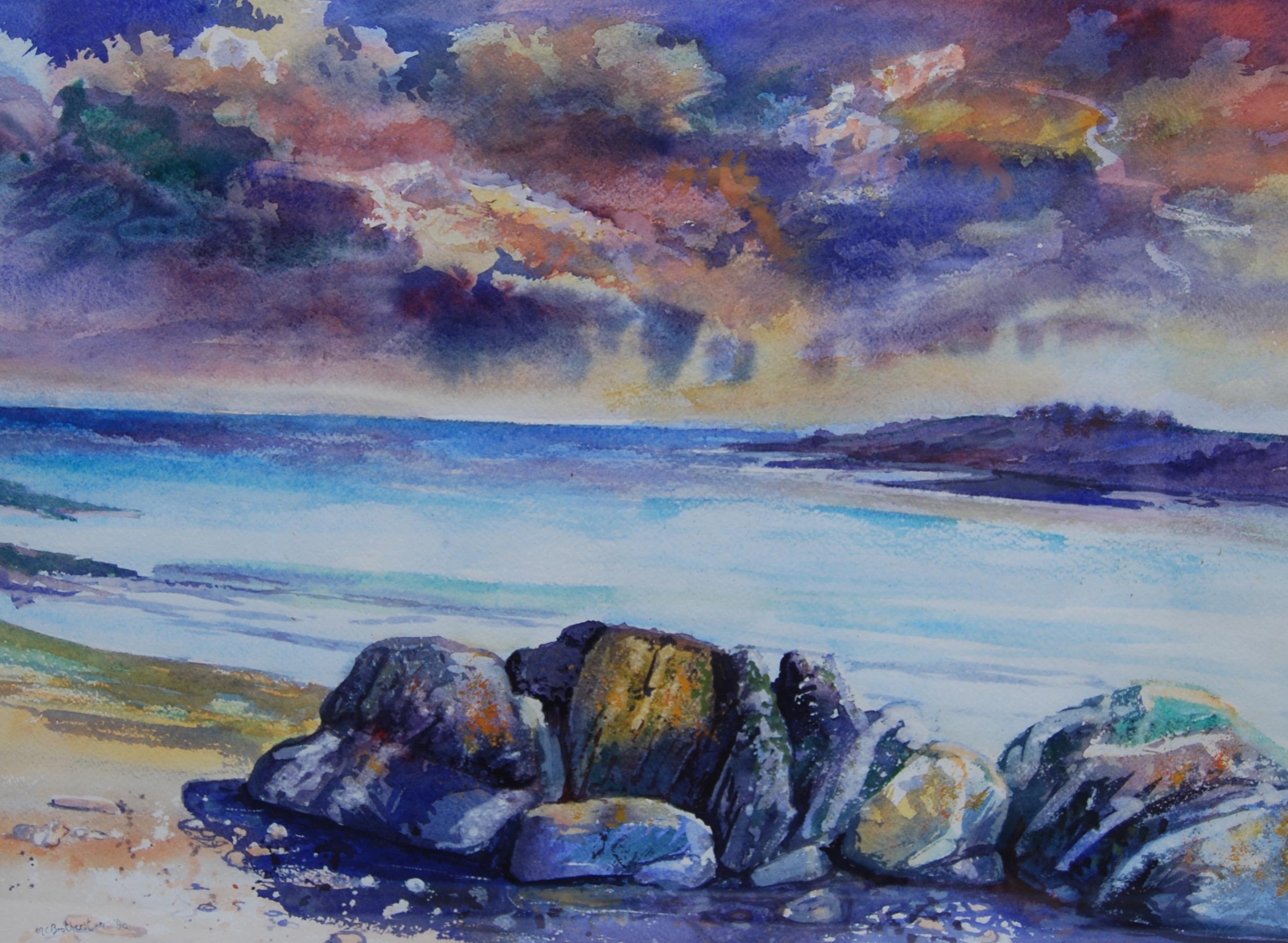 Melville Brotherston | The Solway Firth at Mutehill | MutualArt