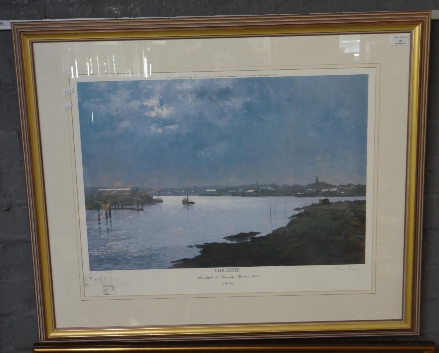 Roy Perry | Moonlight on Gloucester Harbour, 1983 | MutualArt