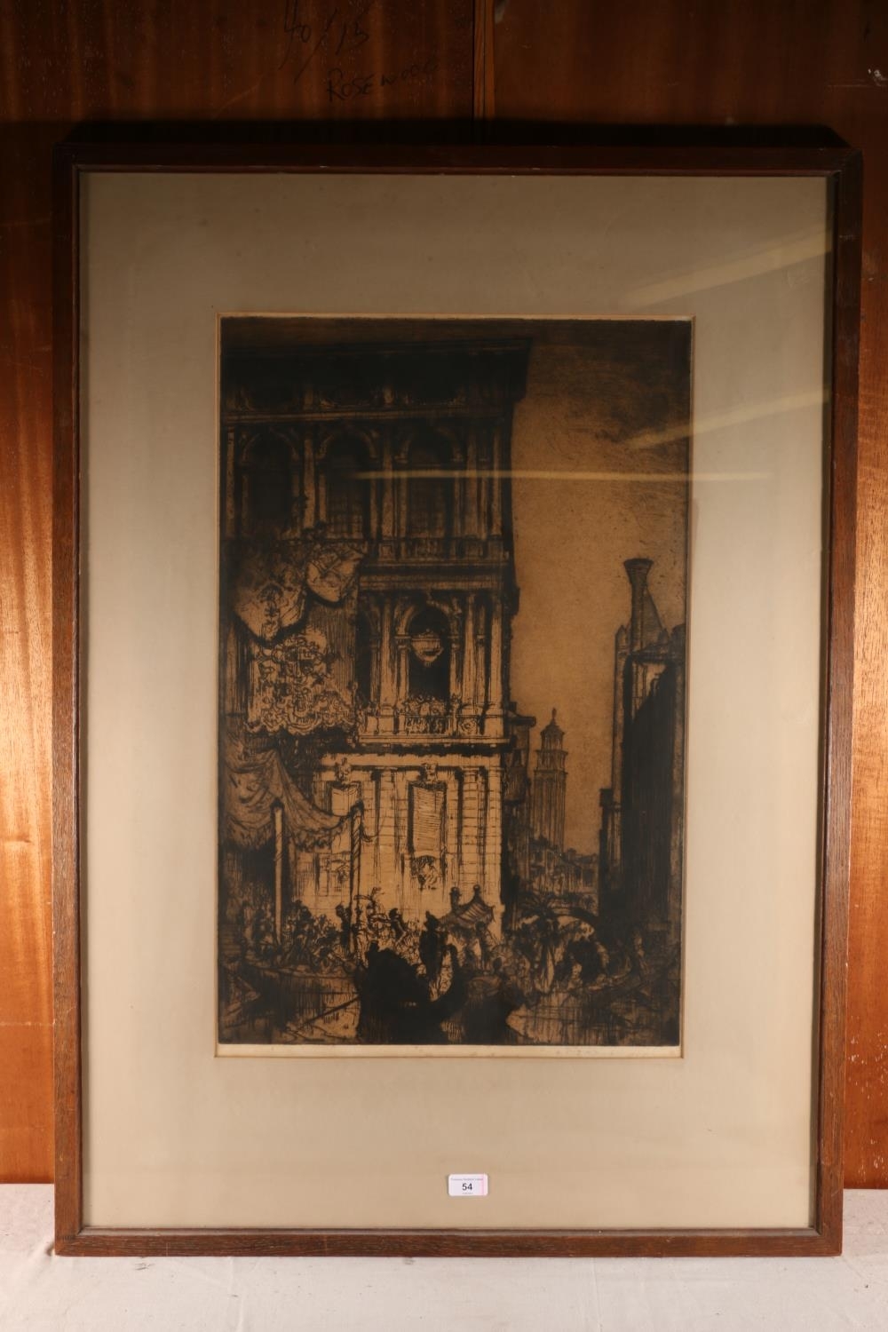 Frank William Brangwyn | Browning's House Venice (1867) | MutualArt