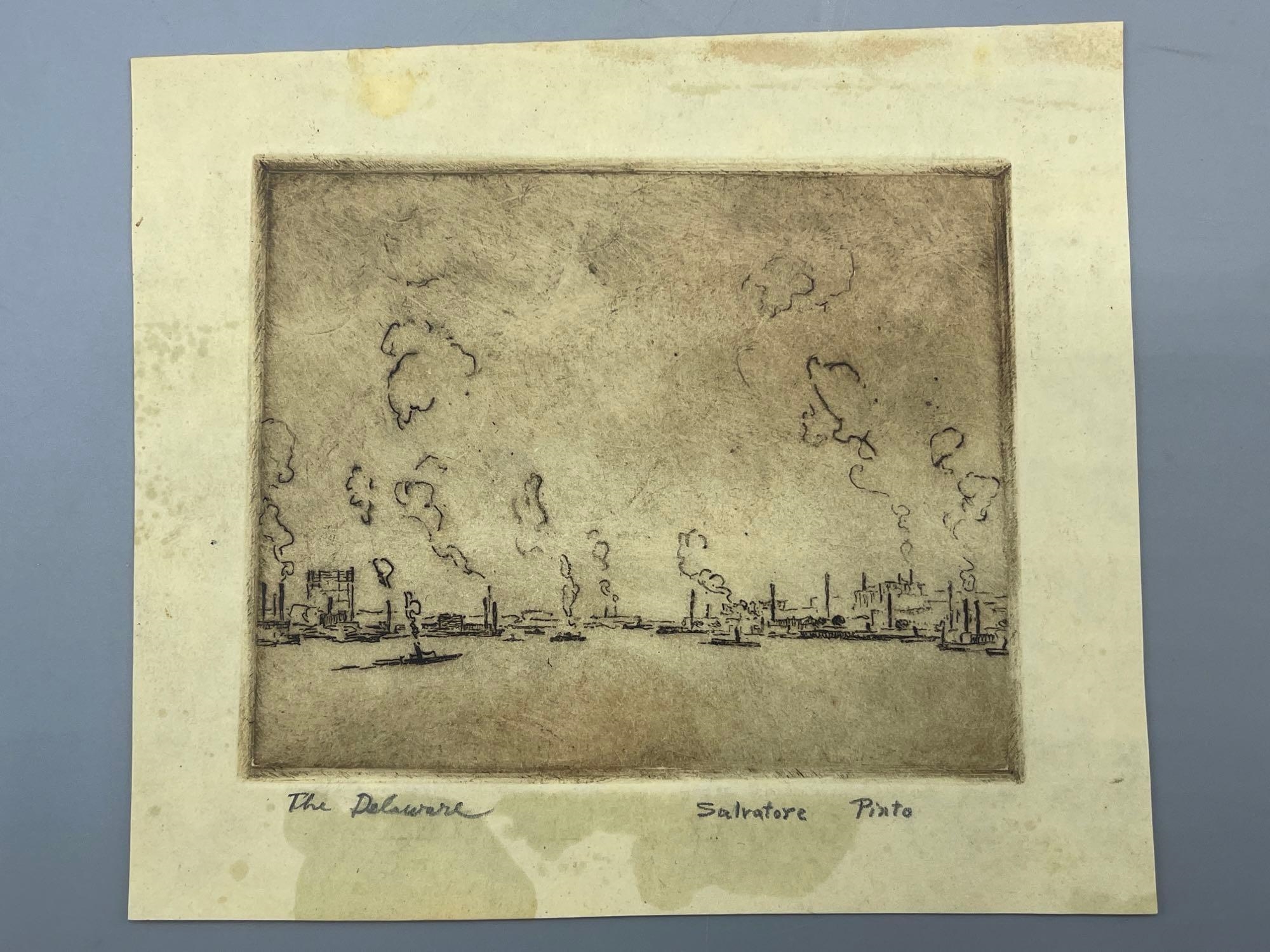 Salvatore Pinto | Two Salvatore Pinto Etchings | MutualArt