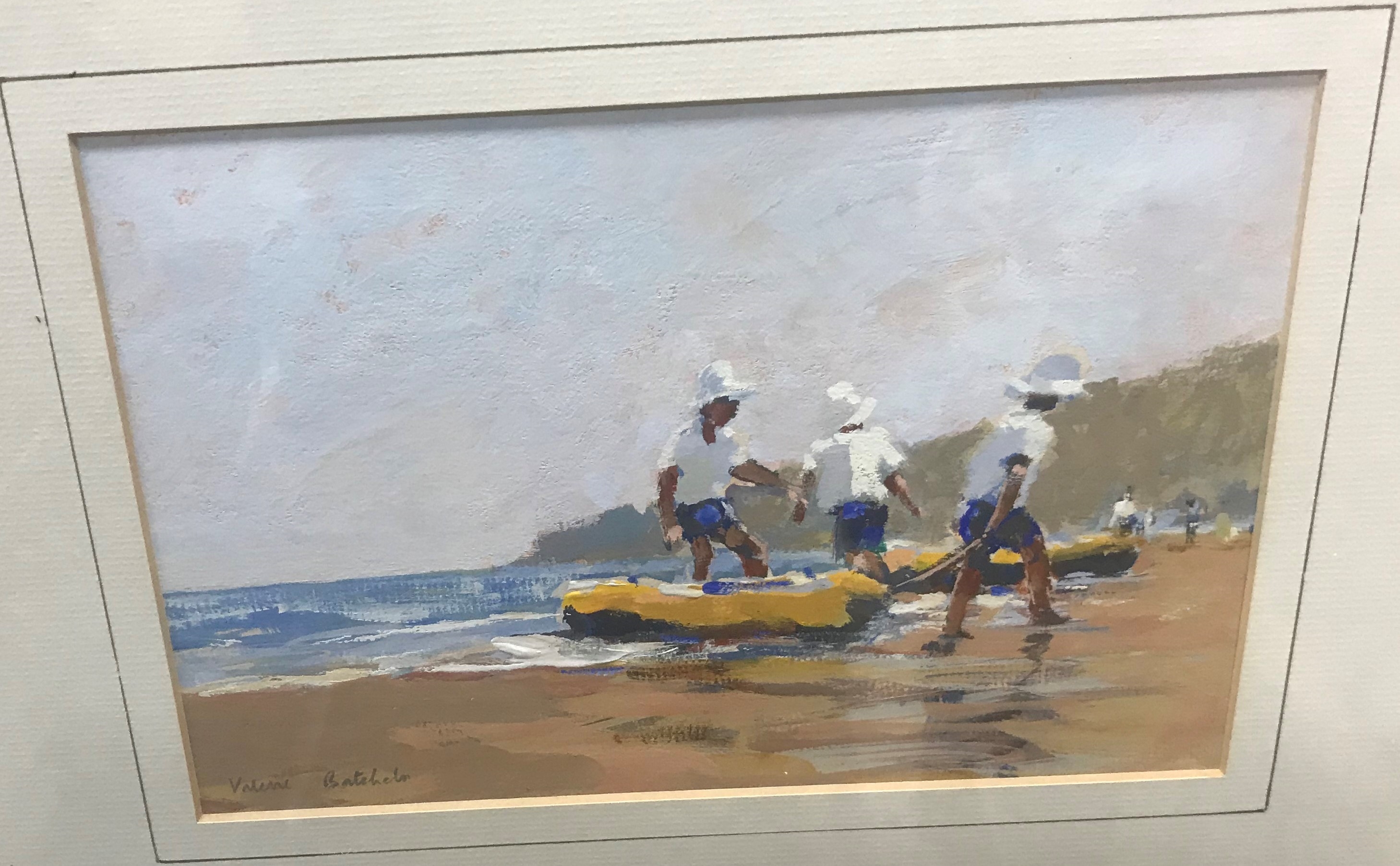 Valerie Batchelor | The yellow dinghy | MutualArt