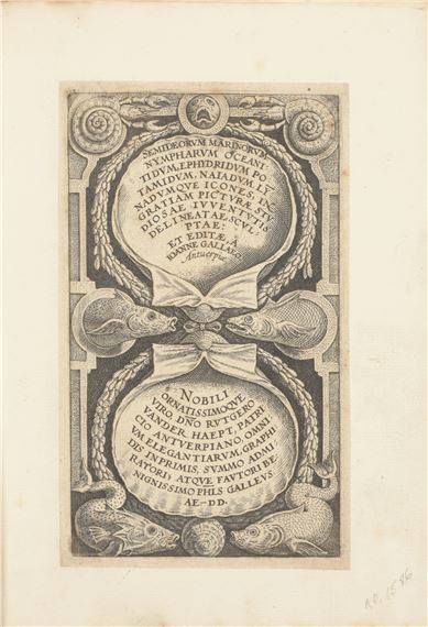 Philip Galle | Semideorum Marinorum / Nympharum Oceanitidum ...