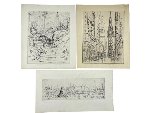 Salvatore Pinto | Three Etchings | MutualArt