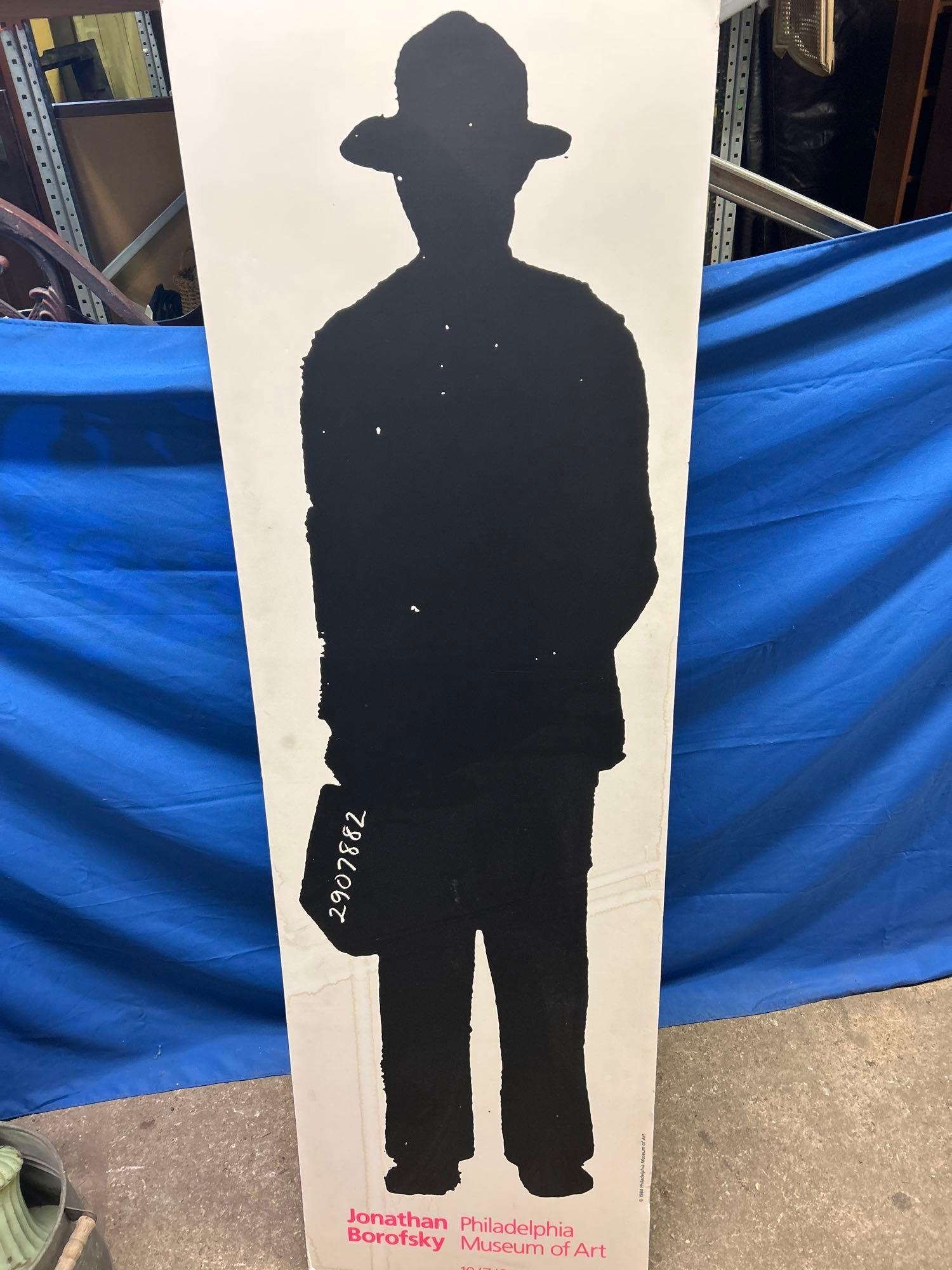 Jonathan Borofsky | Philadelphia museum of art poster | MutualArt