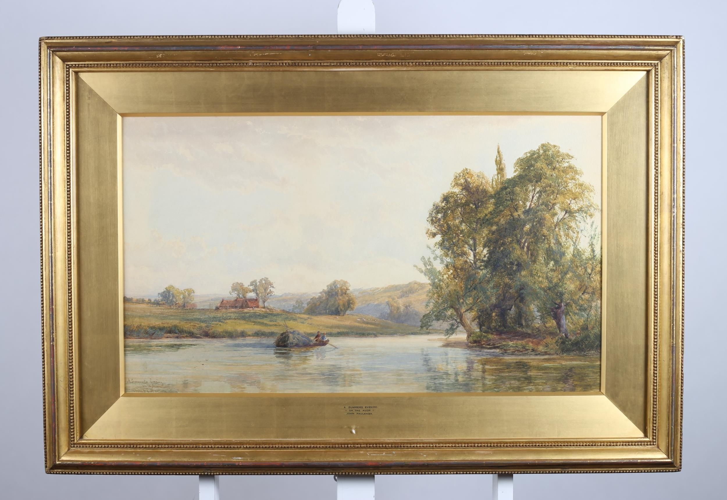 John Faulkner | A Summer's Evening on the Avon | MutualArt
