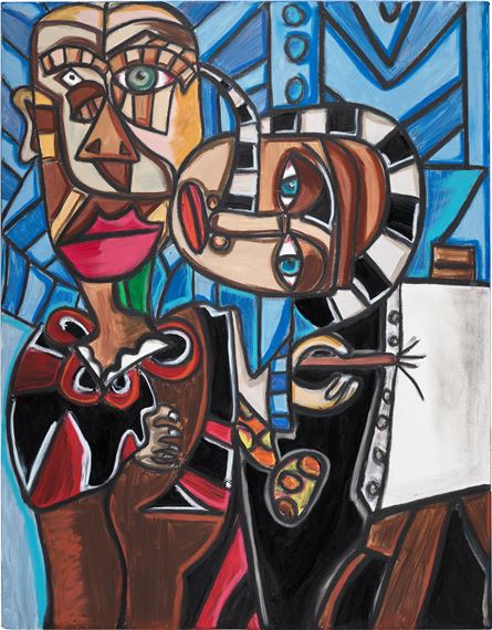 Andres Valencia | Picasso thinking and Painting of a Woman–Jaqueline ...