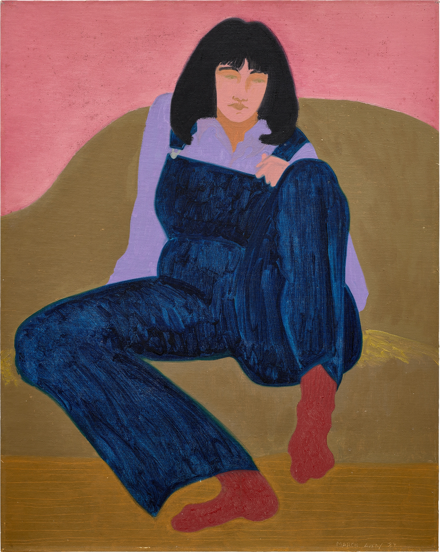 March Avery | Ann in Overalls (1984) | MutualArt