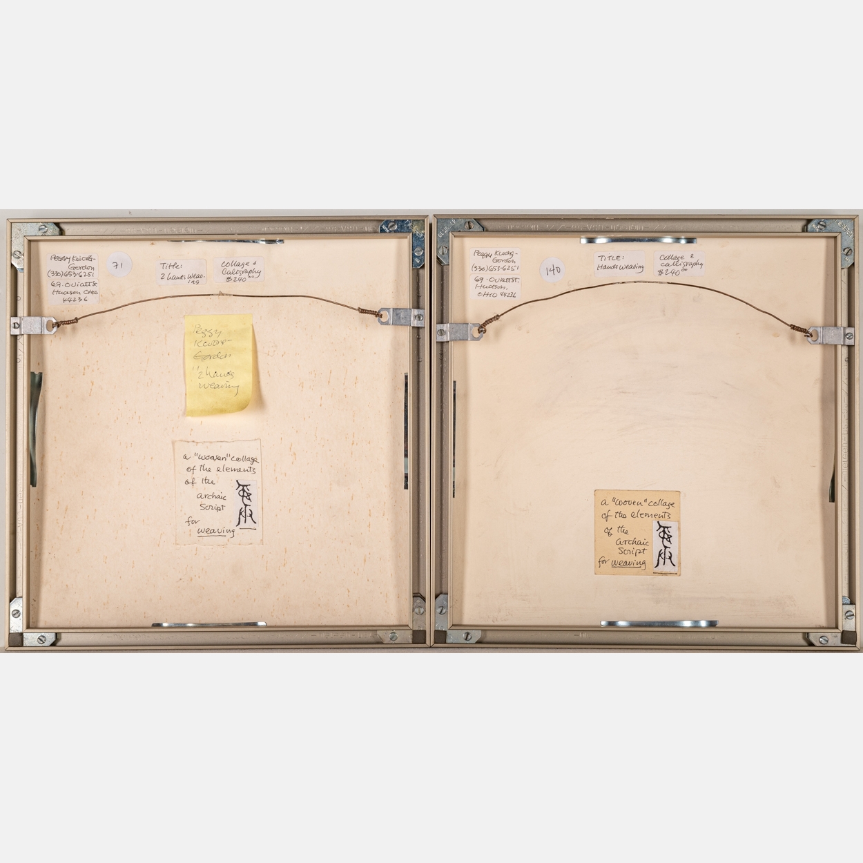 Peggy Kwong Gordon | 2 Hands Weaving/Hands Weaving | MutualArt