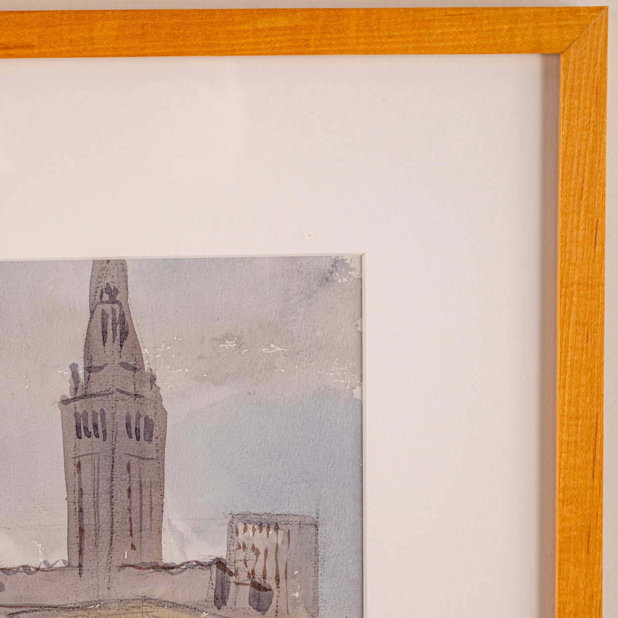 Martin Linsey | Cleveland Skyline with Terminal Tower (1971) | MutualArt