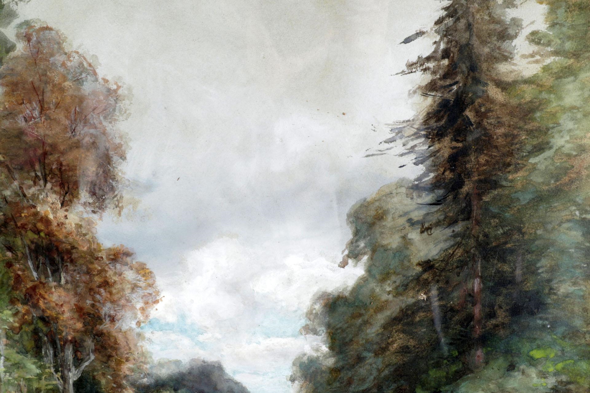 Pieter Adrianus Schipperus | Houthakkers met paardenkar in bos | MutualArt