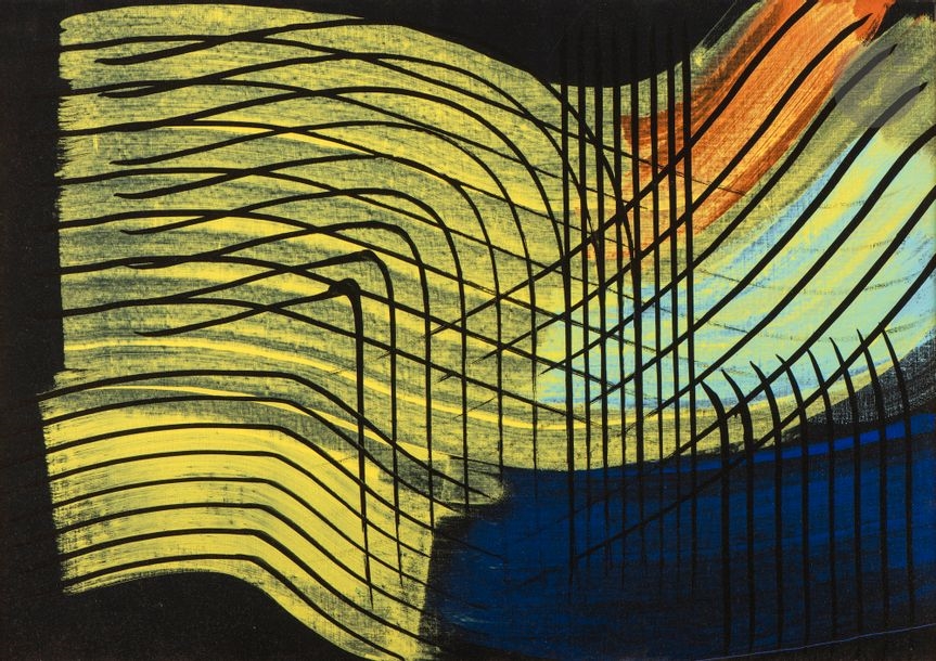 Hans Hartung | T1972-H1, 1972 (2004) | MutualArt