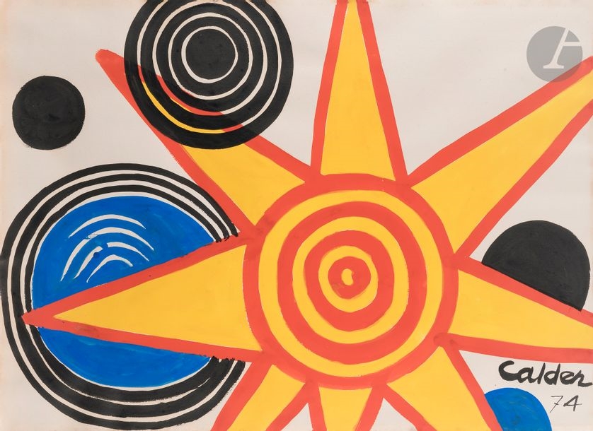Alexander Calder | Sun shine (1974) | MutualArt