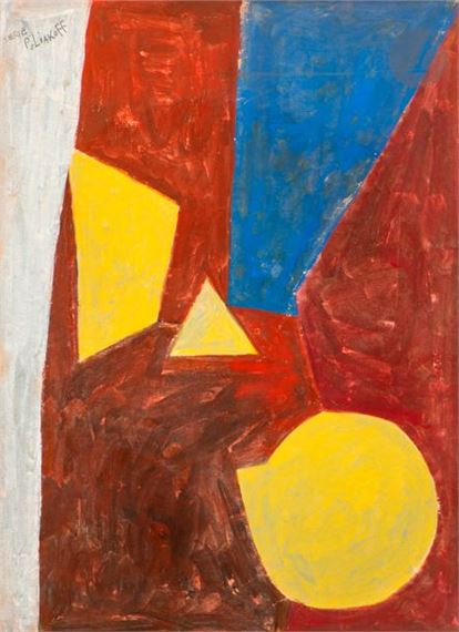 Serge Poliakoff | Composition, 1954 (1954) | MutualArt