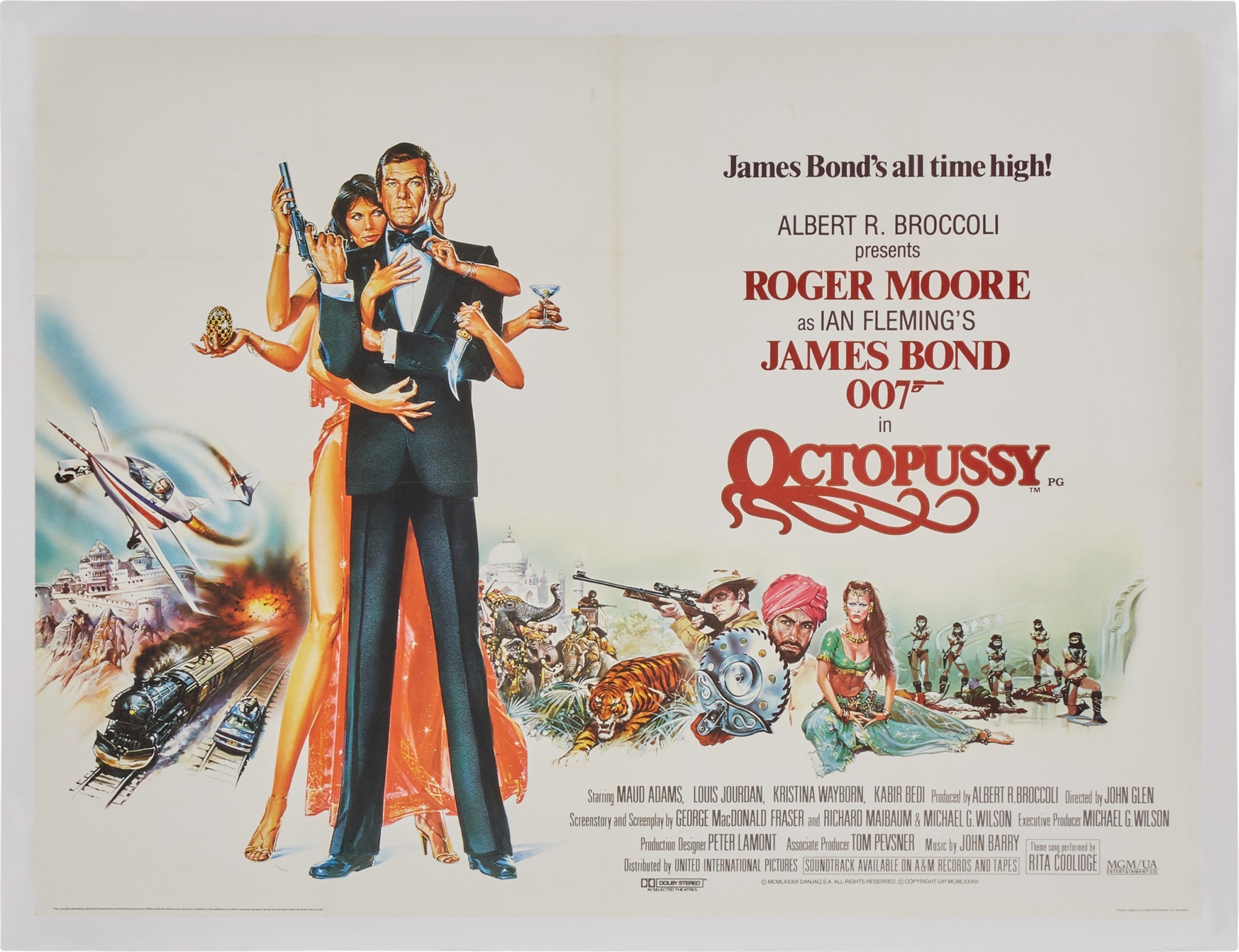 Dan Goozee | Octopussy (1983), Poster, British | MutualArt