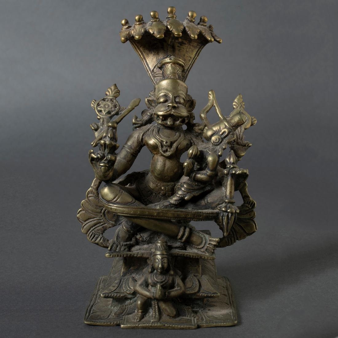 Indian School, 17th Century | Figure of Narashima the 4th incarnation ...