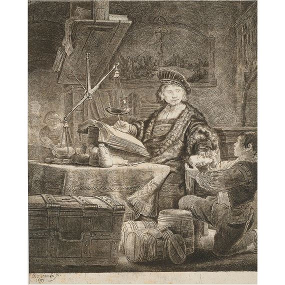 Rembrandt van Rijn | The Gold Weigher (Jan Uytenbogaert), (1639) (1639 ...