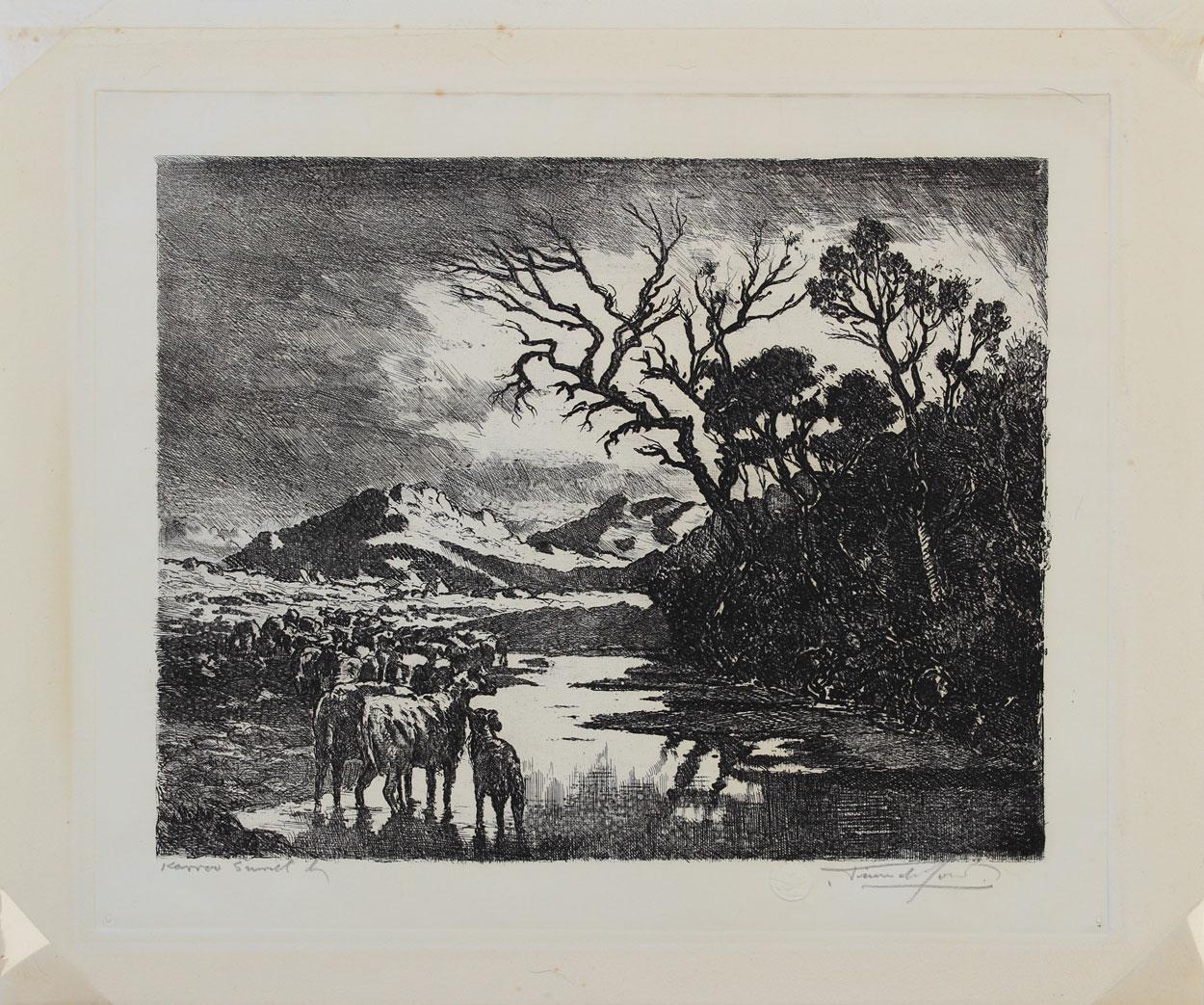 Tinus‏ de Jongh | KAROO SUNSET | MutualArt