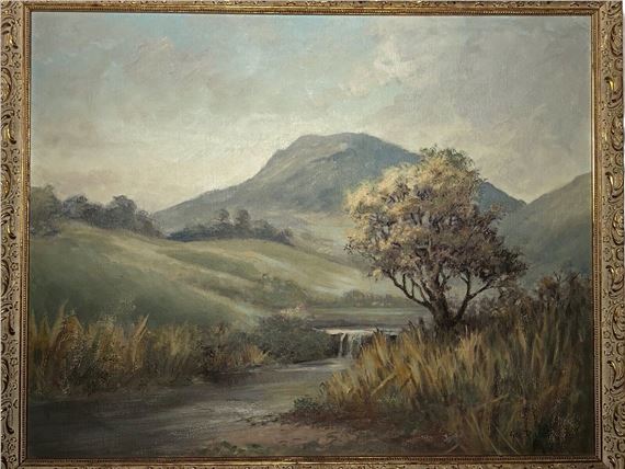 GEORGE R. WATERFIELD | ENGLISH RURAL LANDSCAPE OIL PAINTING | MutualArt
