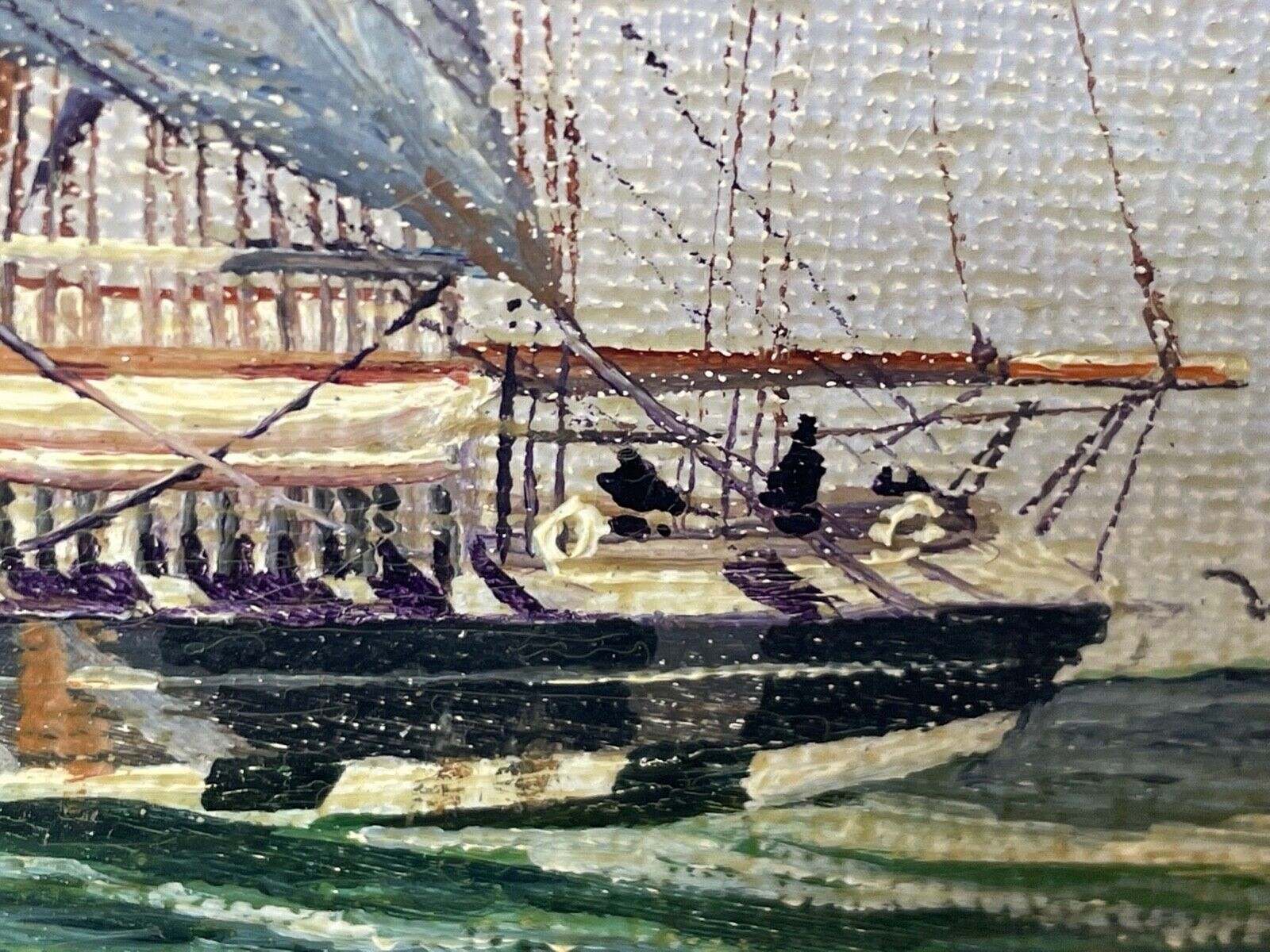 E. G. Burrows | 3 MASTED CLIPPER SAILING SHIP LOCH SLOY OIL PAINTING ...