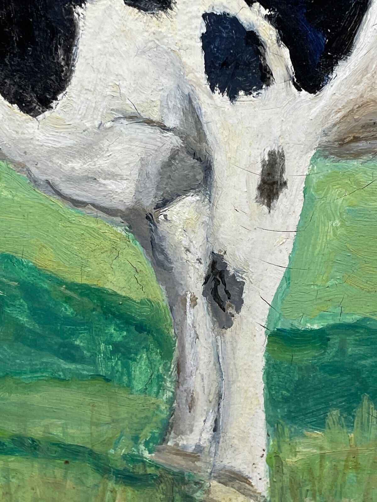 F. Goldring | HOLSTEIN FRIESIAN PRIZED FARM COW SUSAN PORTRAIT OIL ...