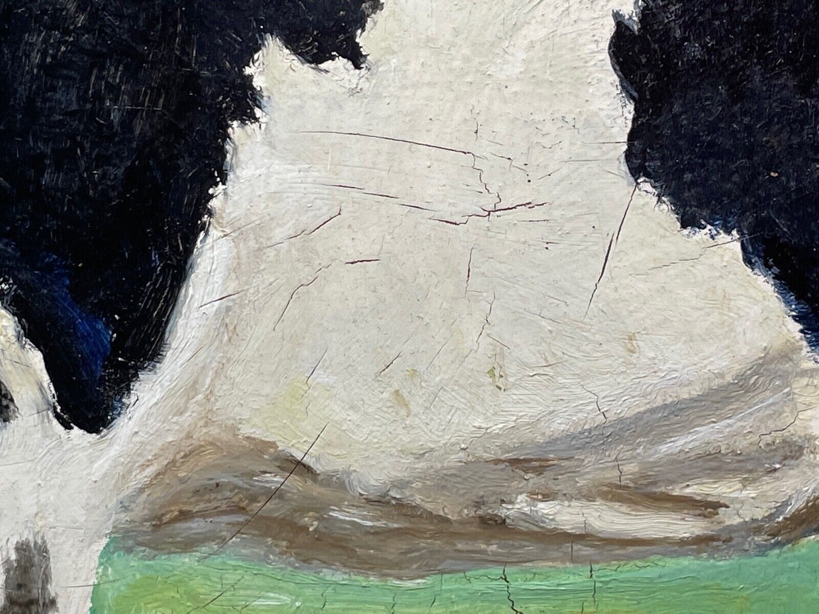 F. Goldring | HOLSTEIN FRIESIAN PRIZED FARM COW SUSAN PORTRAIT OIL ...